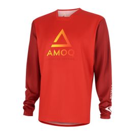 AMOQ Ascent Comp Jersey Red-Dk Red